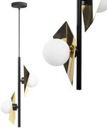 Toolight Stropní svítidlo APP1410-CP BLACK GOLD