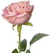 Dekorace umělá květina růžová růže Rose Pink - 9*9*61 cm