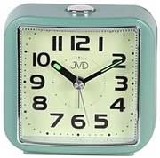 JVD Ručkový analogový netikající tichý budík JVD SRP8204.2 s luminiscenčním displejem