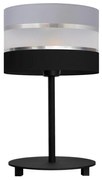 Stolní lampa HELEN 1xE27/15W/230V černá/šedá/stříbrná
