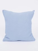 MK Lůžkoviny Mušelínový povlak na polštář 40 × 40 cm – Alexia světle modrá
