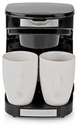 Nedis KACM140EBK - Kávovar na dva hrnky 450W/230V 0,25 l KACM140EBK