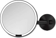 Simplehuman - Kosmetické nástěnné zrcátko s LED osvětlením, černá ST3065