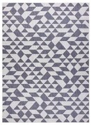 Koberec SISAL SION Geometrický, Trojúhelníky 22373 ploché tkaní ecru