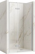 Rea Atlas, sprchové dveře 100x200cm, levá varianta, 6mm čiré sklo, chromový profil, KPL-K4664