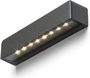 RED R13619 SAMPO nástěnná antracitová 230V LED 9W IP65 3000K - RED - DESIGN RENDL