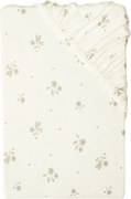 Livarno® Žerzejové napínací prostěradlo, 90-100 x 200 cm (květiny/bílá)