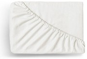 Flanelové napínací prostěradlo 120x200 smetanové