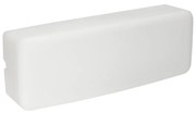 Linea Light 7809 MyWhite_B, obdélníkové venkovní svítidlo z bílého polyethylenu, 11W LED 3000K, délka 35cm, IP65