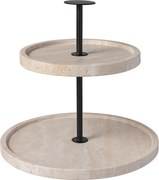 Villeroy&Boch Villeroy & Boch Manufacture Travertine dvoupatrový servírovací stojan