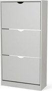 Šedý výklopný botník 60x118x24 cm Stelo – Bonami Essentials
