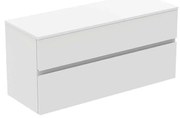 Ideal Standard Finesse - Umyvadlová skříňka, 120x44x56 cm, 2 zásuvky, matná bílá E3421Y1