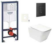 Závěsný wc set do lehkých stěn / předstěnová montáž SAT Infinitio SIKOGRSIN12EKF0