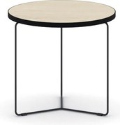 Kulatý konferenční stůl TENDER, průměr 50 cm, výška 48 cm, dub přírodní