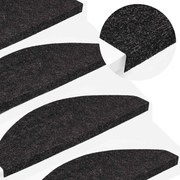 Samolepicí rohože na schody 30 ks Antracit 65x22,5x3,5 cm 3365902