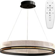 Toolight Toolight, LED závěsné svítidlo 60cm APP1192-CP, černá-zlatá, OSW-40023
