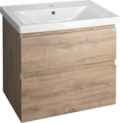 Aqualine Sapho, ALTAIR umyvadlová skříňka 67x60x45cm, dub emporio