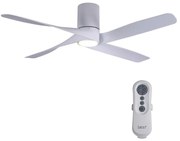 Lucci air 213350 - LED Stmívatelný ventilátor RIVIERA 1xGX53/12W/230V bílá + DO