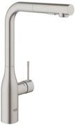 Grohe Essence - Dřezová baterie s výsuvnou sprškou, supersteel 30270DC0