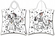 Jerry Fabrics Plážová osuška pončo 101 Dalmatians 03 50x115 cm
