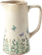 Dekorativní keramický džbán Butterflies Home M - 16*11*20 cm