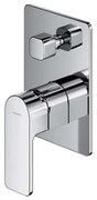 OMNIRES Baretti - Baterie pod omítku, pro 2 spotřebiče, s tělesem, chrom BA7835CR