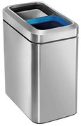 Simplehuman - Otevřený koš na tříděný odpad 20 l, kartáčovaný nerez CW1470