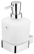 Nimco Kibo - Dávkovač mýdla s držákem, matné sklo/chrom Ki 14031C-26