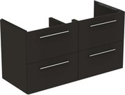 Ideal Standard i.Life B - Umyvadlová skříňka 120x63x51 cm, 4 zásuvky, matná uhlově šedá T5278NV