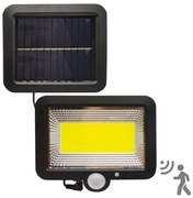 LED Solární reflektor se senzorem DUO LED/1W/3,7V 1200 mAh IP44