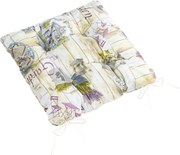 Bellatex Sedák EMA prošívaný 40x40 cm Zahrada Fialová