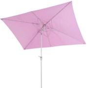 Slunečník N23 2x3m polyester/hliník - lila