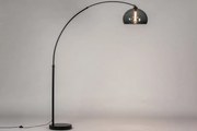 Stojací oblouková lampa Adamo Deep Grey Smoke