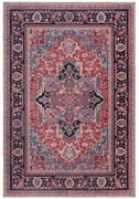 Flair Rugs, Kusový koberec Hebden Windsor Red, 120x170, červená, ložnice