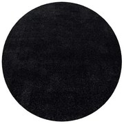 Ayyildiz, Kusový koberec Ata 7000 anthracite kruh, 120x120 (průměr) kruh, šedá, obývací pokoj