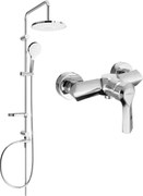 Mexen Erik sprchový set s dešťovou sprchou a sprchovou baterií Sabre, chromová, 72140205-00