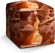 Sablio Taburet Cube Skály v poušti - 50x50x50 cm