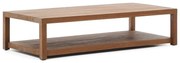 Konferenční stolek z teakového dřeva v přírodní barvě 70x150 cm Sashi – Kave Home