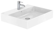 Roca Inspira - Umyvadlo 60x49 cm, s přepadem, otvor pro baterii, bílá A32752C000