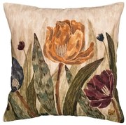 SCANquilt povlak ART NATURE tulips multi 45 x 45 cm