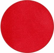 AladinWorld Expres, Kusový koberec Monarch red kruh, 200x200 (průměr) kruh, červená, chodba / předsíň