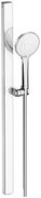Duravit - Set sprchové hlavice, tyče a hadice, 3 proudy, chrom/bílá UV0682004005