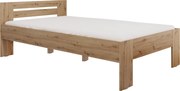 Postel, 120x200, dub artisan, BASIS