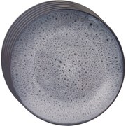 Orion Sada keramických dezertních talířů Glaze fialová 20,5 cm, 6 ks
