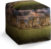 Sablio Taburet Cube Stonehenge - 50x50x50 cm