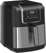 HOMCOM Horkovzdušná fritéza 6,5 l 1700 W, s 8 menu, LED displej, nepřilnavý koš pro zdravé vaření bez oleje, 36,5 x 29 x 33,8 cm | Aosom