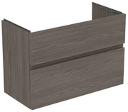 Ideal Standard Finesse - Umyvadlová skříňka, 80x38x55 cm, 2 zásuvky, Dark Elm E3380UR