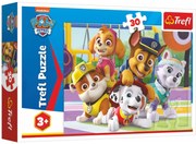 Trefl Puzzle Tlapková patrola vždy včas/Paw Patrol 27x20cm 30 dílků v krabičce 21x14x4cm