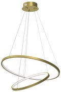 LED Lustr na lanku HOOP LED/51W/230V pr. 60 cm 4000K zlatá