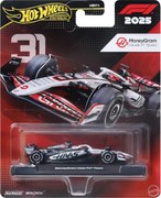 Hot wheels premium formula1 2025 hrv11, moneygram haas f1 team - vf-24 (#31)